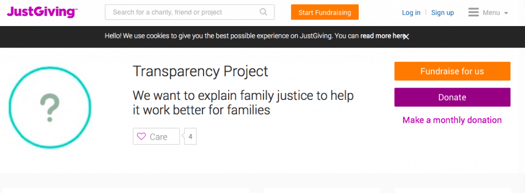 Could you support The Transparency Project? | The Transparency Project