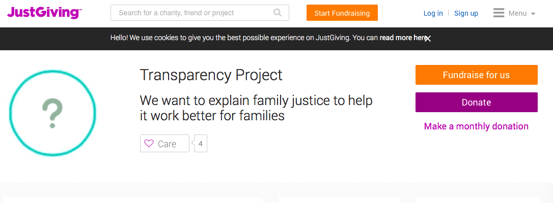 Could you support The Transparency Project? | The Transparency Project