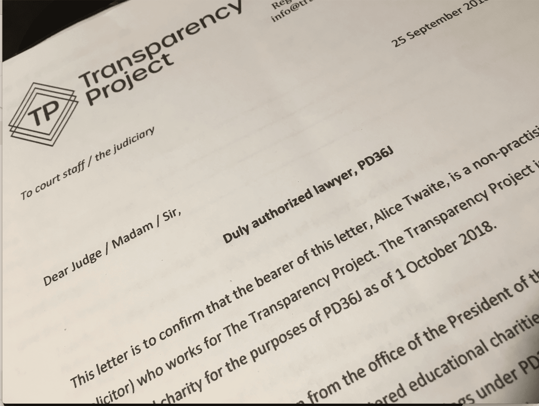 Archives | The Transparency Project